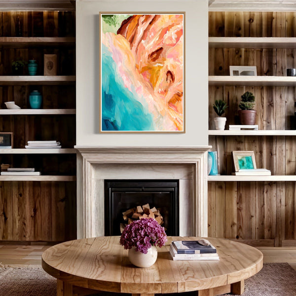 Coco | Colourful Abstract Beach Wall Art – The New Devine